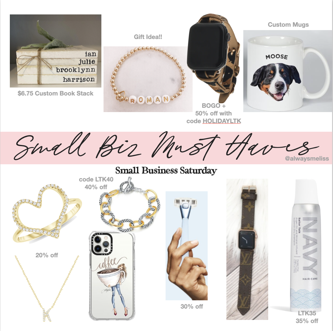 Best Selling Products To Shop For Small Business Saturday - Always Meliss